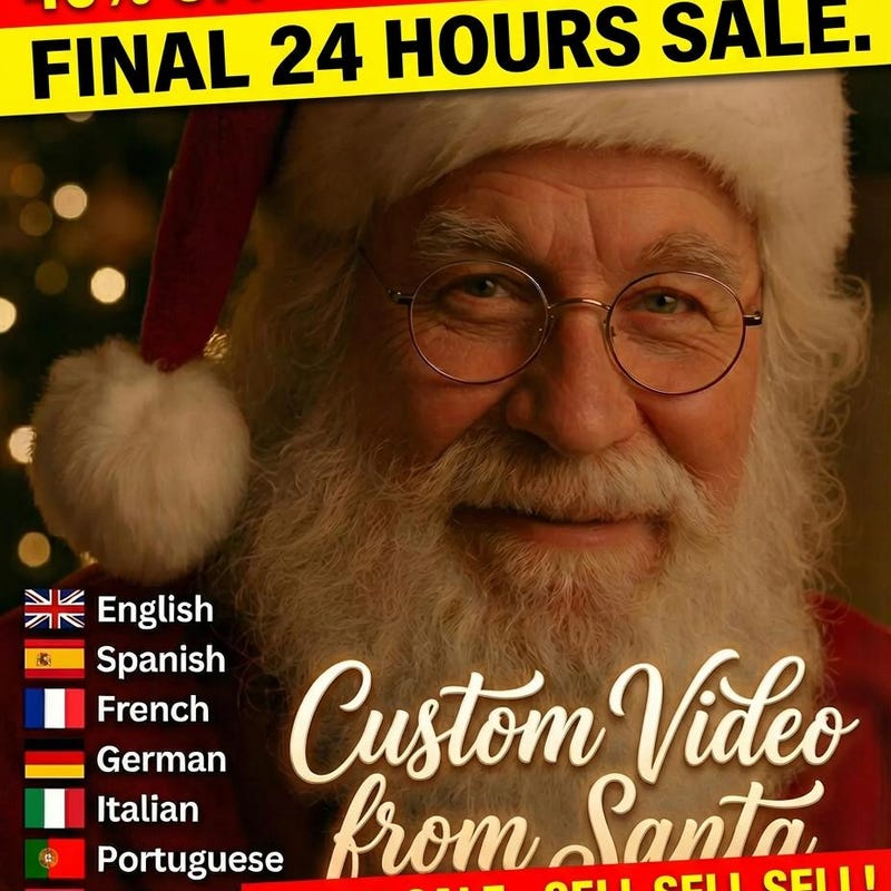 Santa Custom Video - Etsy UK