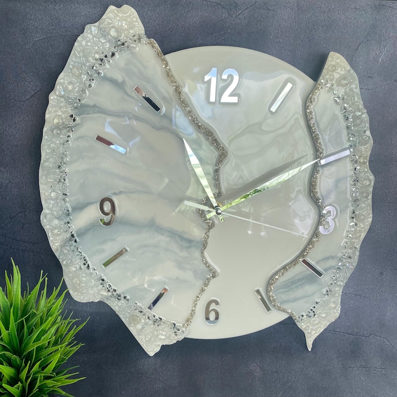 Clock Wall Crystal Square - Etsy