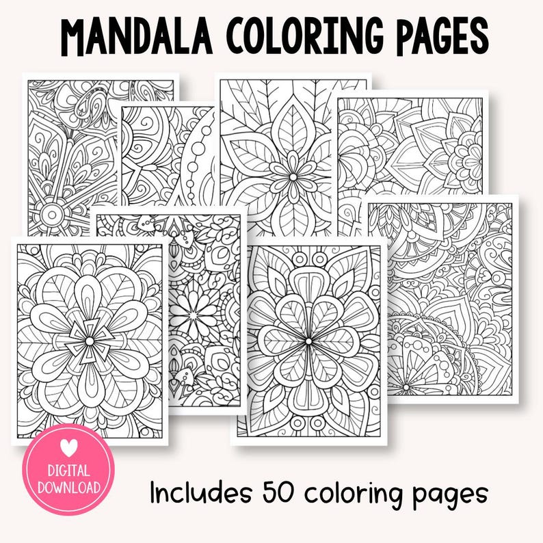 Mandalas à colorier en PDF imprimables | à colorier pour adultes et ...