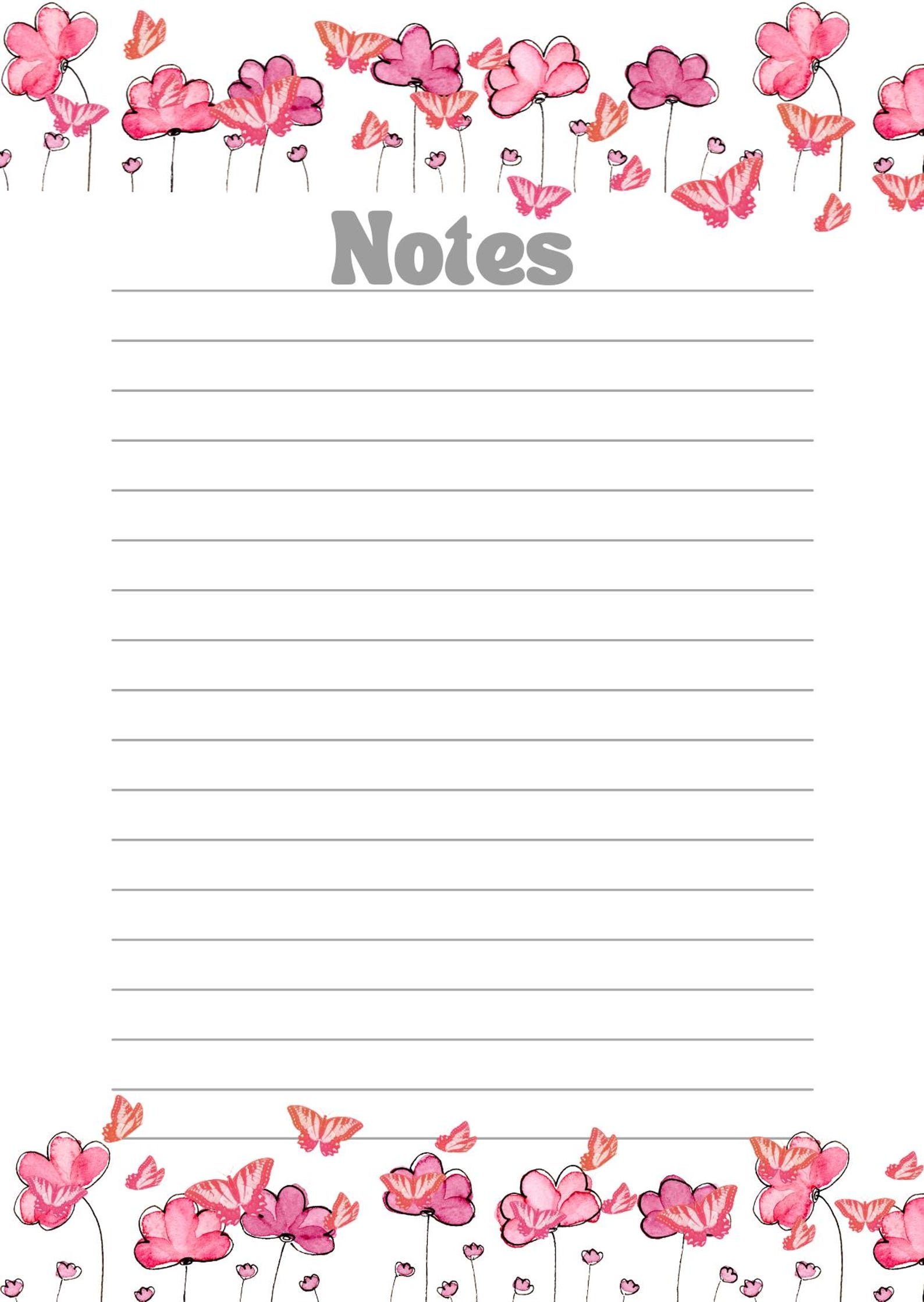 Printable Notepads - Etsy