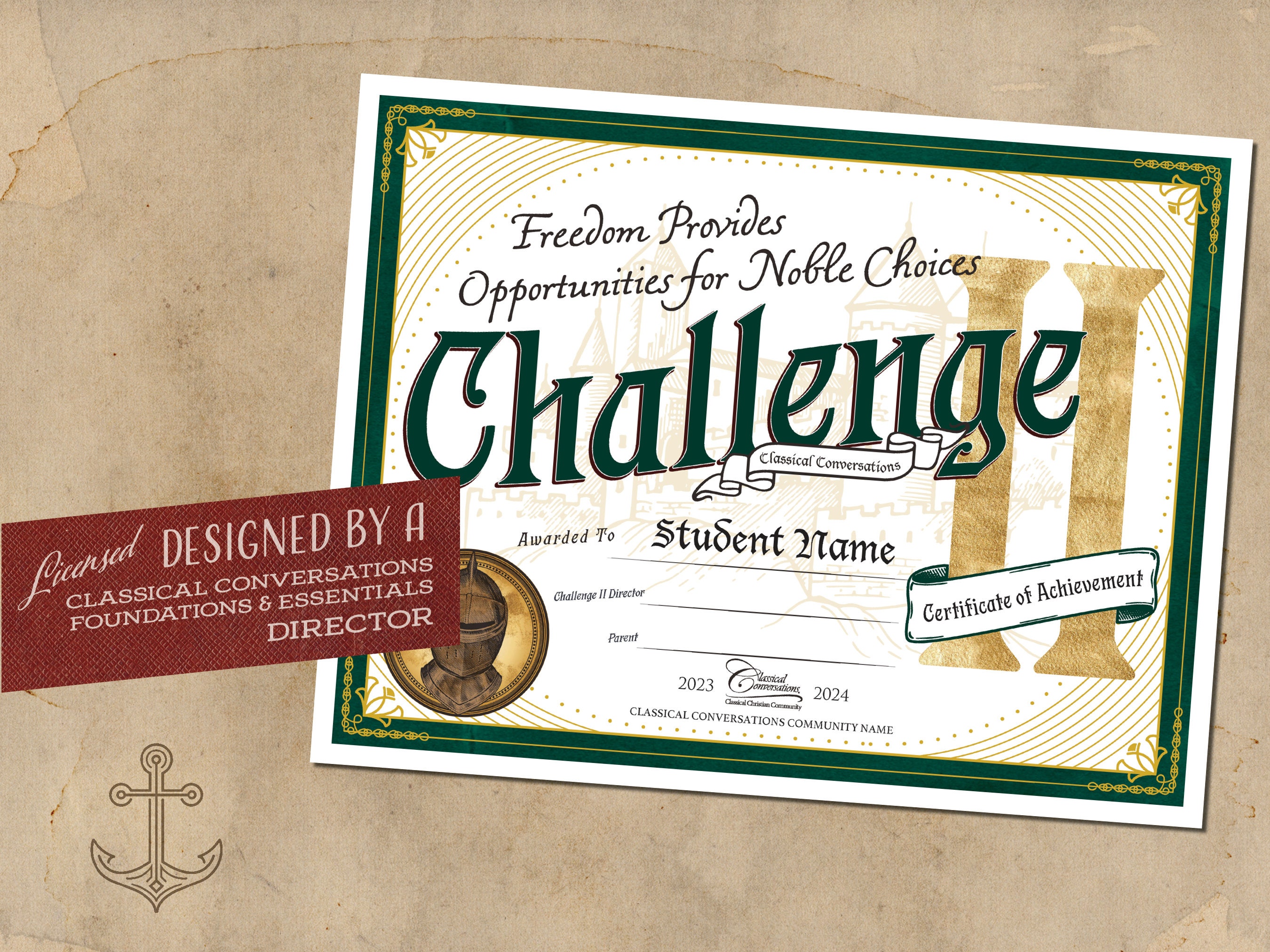CC Challenge II End of Year Certificates of Achievement CC Challenge 2 ...