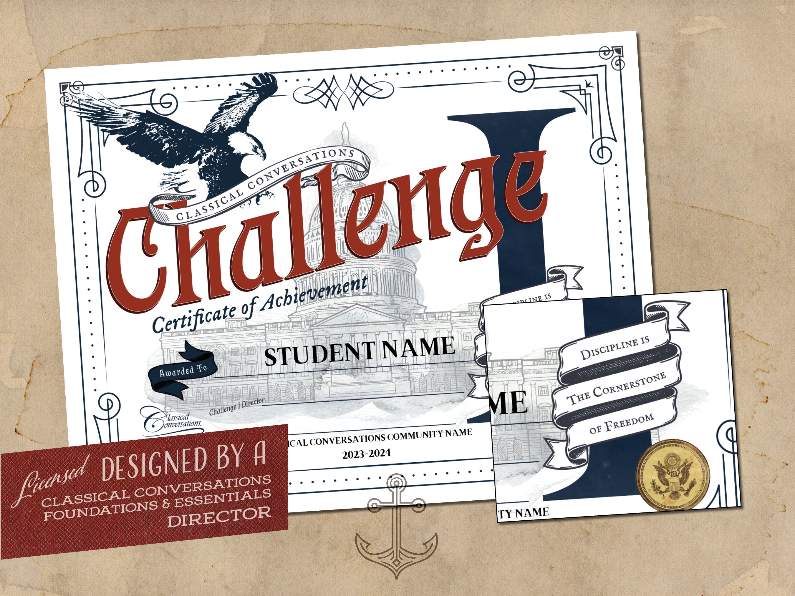 CC Challenge I End of Year Certificates of Achievement CC Challenge 1 ...