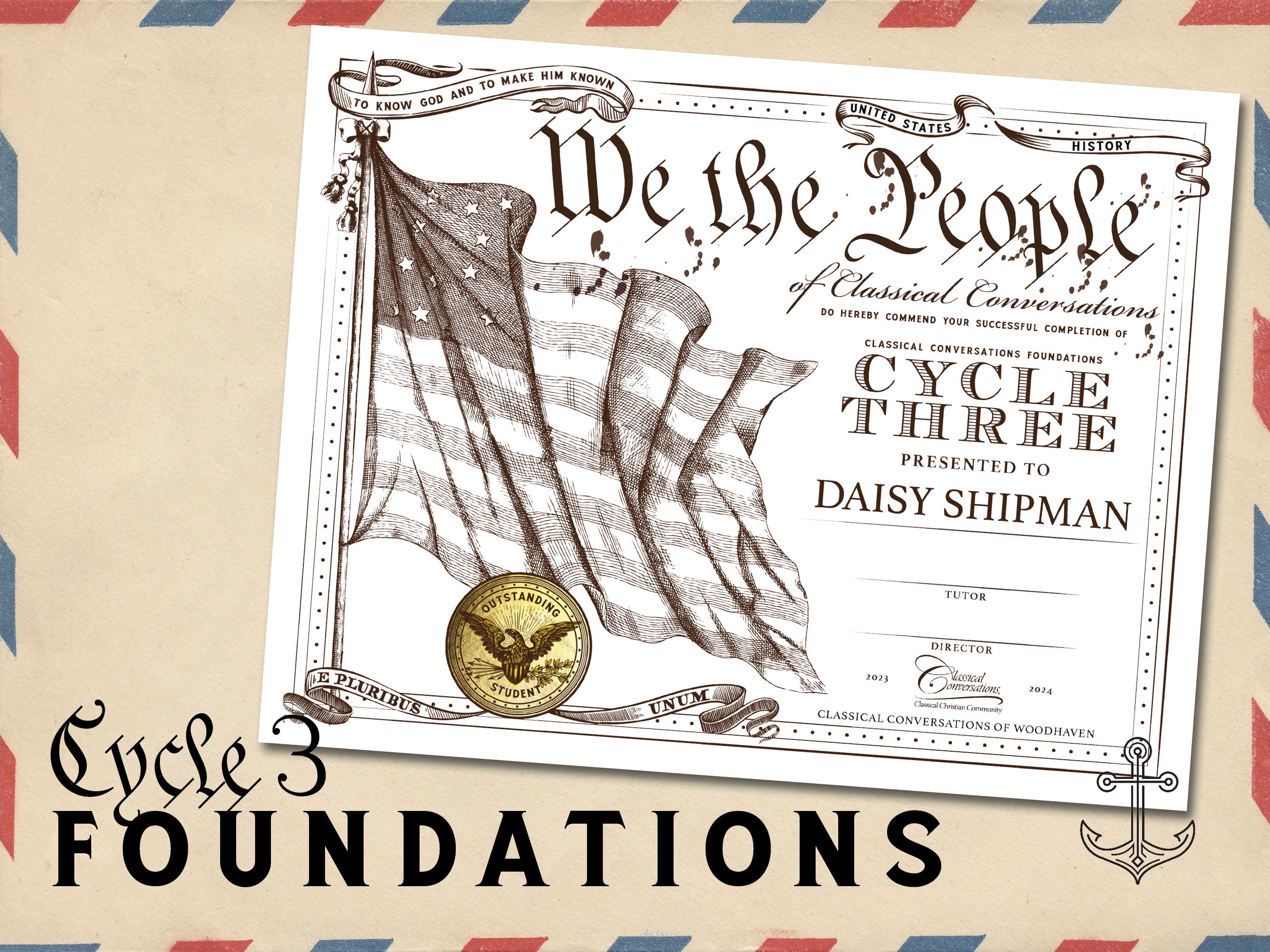 CC Cycle 3 EOY Certificate Pack Classical Conversations End of Year ...