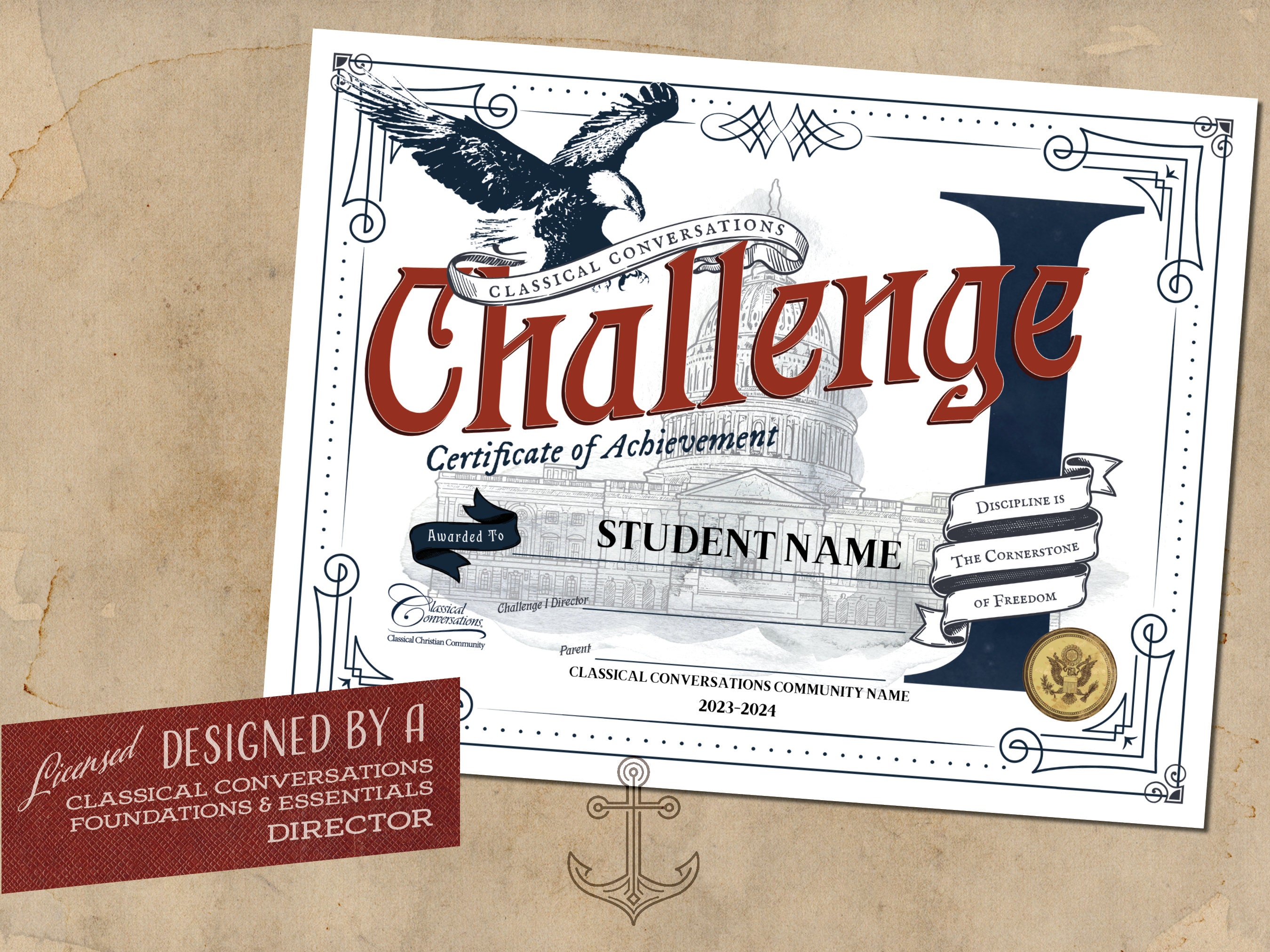 CC Challenge I End of Year Certificates of Achievement CC Challenge 1 ...