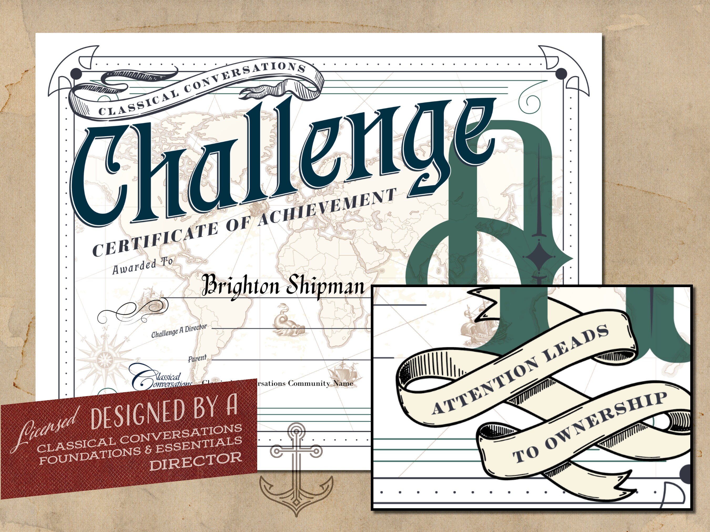 CC Challenge A End of Year Certificates of Achievement - Etsy