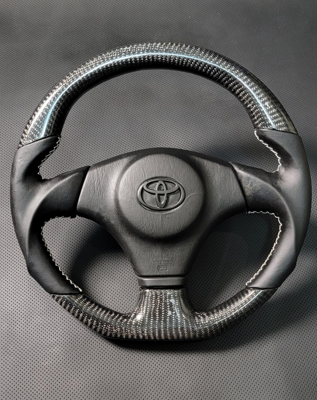 TRD Real Carbon Fiber Steering Wheel for Toyota MR2 Spyder, Celica ...
