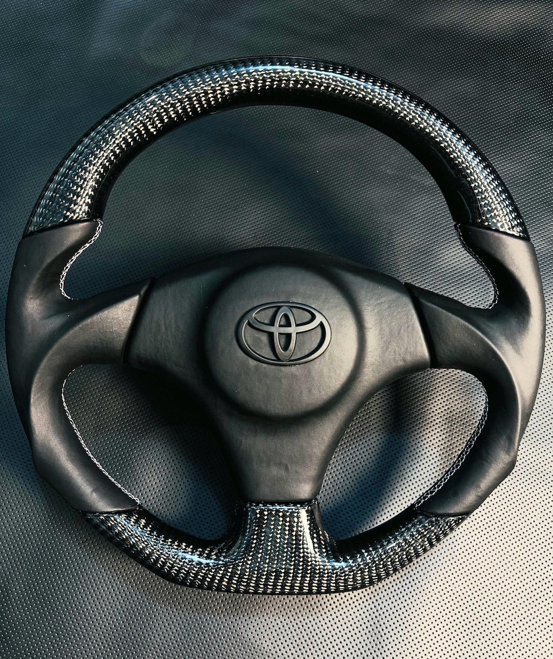 Real Carbon Fiber Steering for Toyota SUPRA MK4, CELICA GT,MR2 Spyder ...