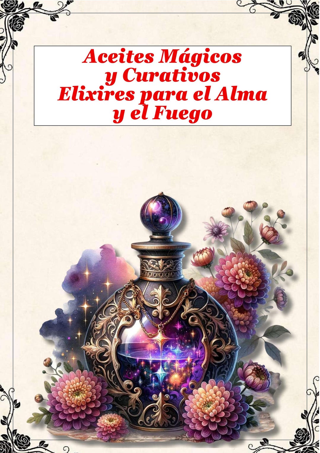 Magical and Healing Oils - in SPANISH, Editable so You Can Incorporate ...
