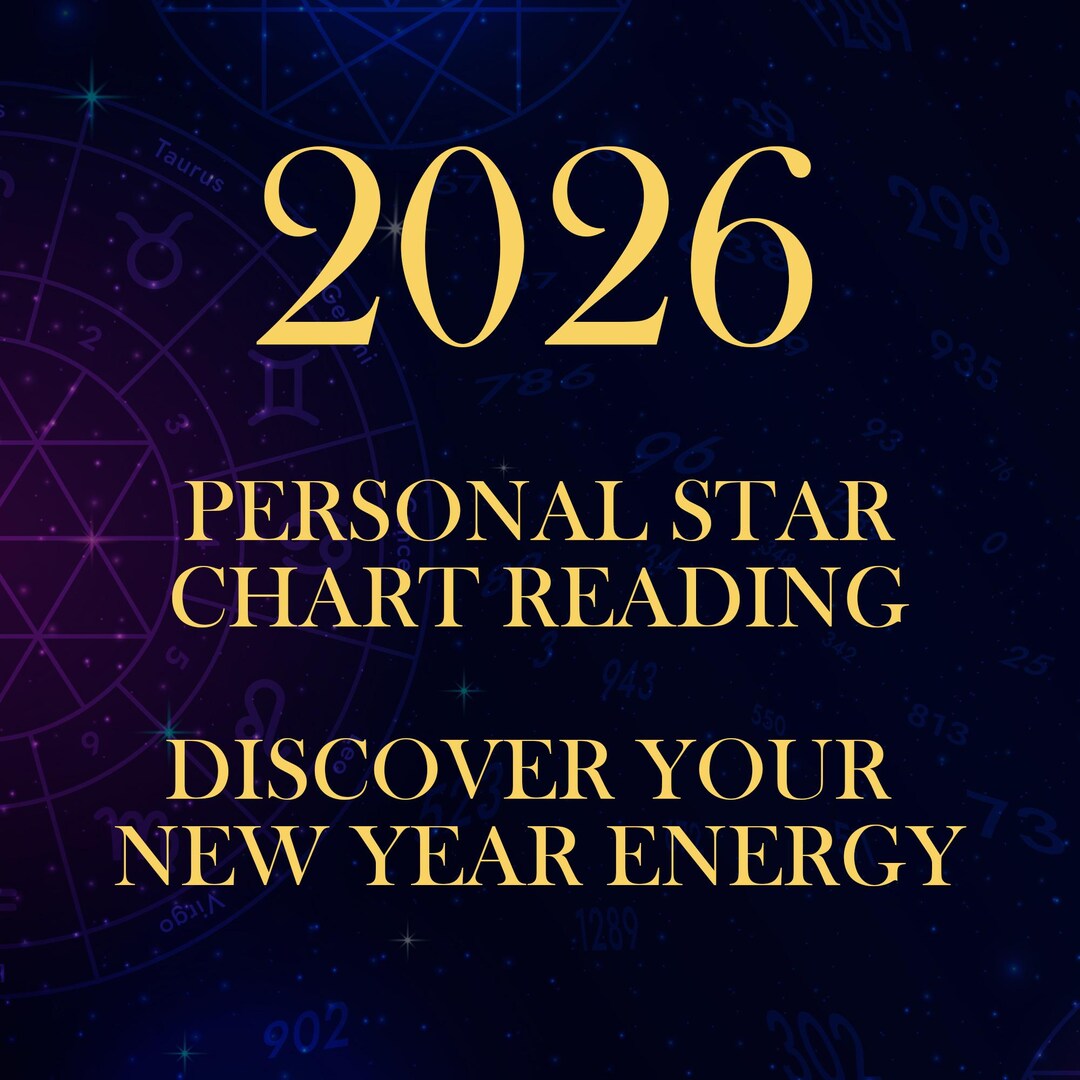 2026 Personal Star Chart Reading – Discover Your New Year Energy - Etsy