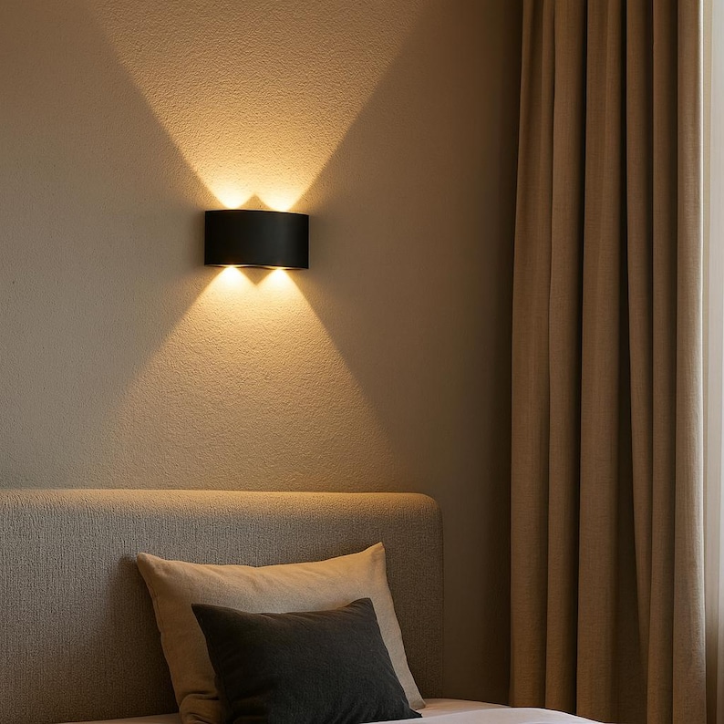 Modern LED Wall Sconce Light | up Down Waterproof Lamp | Indoor Outdoor ...