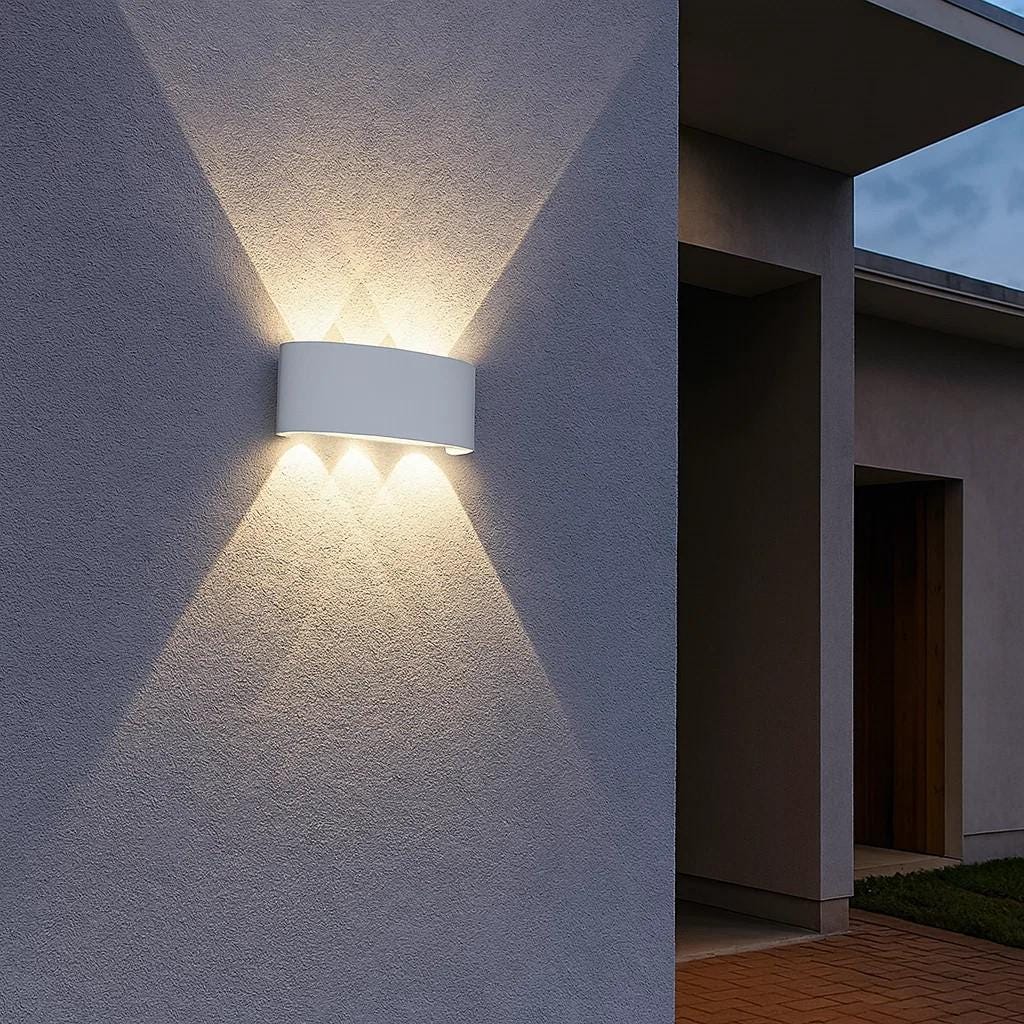 Modern LED Wall Sconce Light | up Down Waterproof Lamp | Indoor Outdoor ...