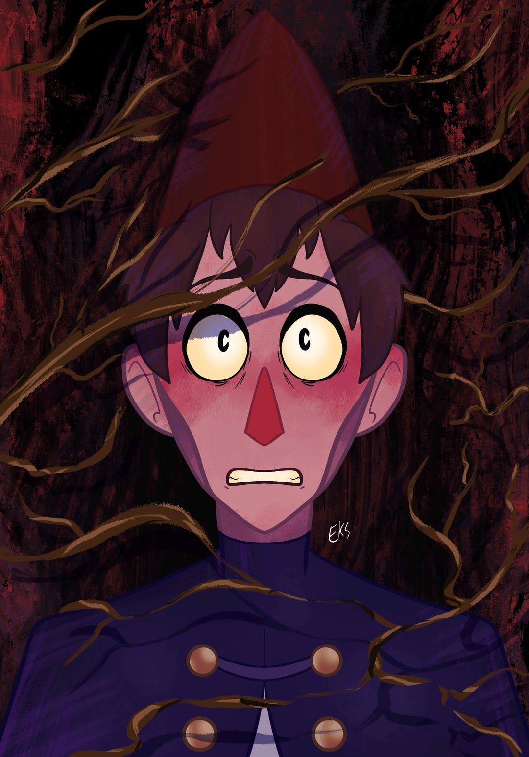 Over the Garden Wall Wirt Print - Etsy