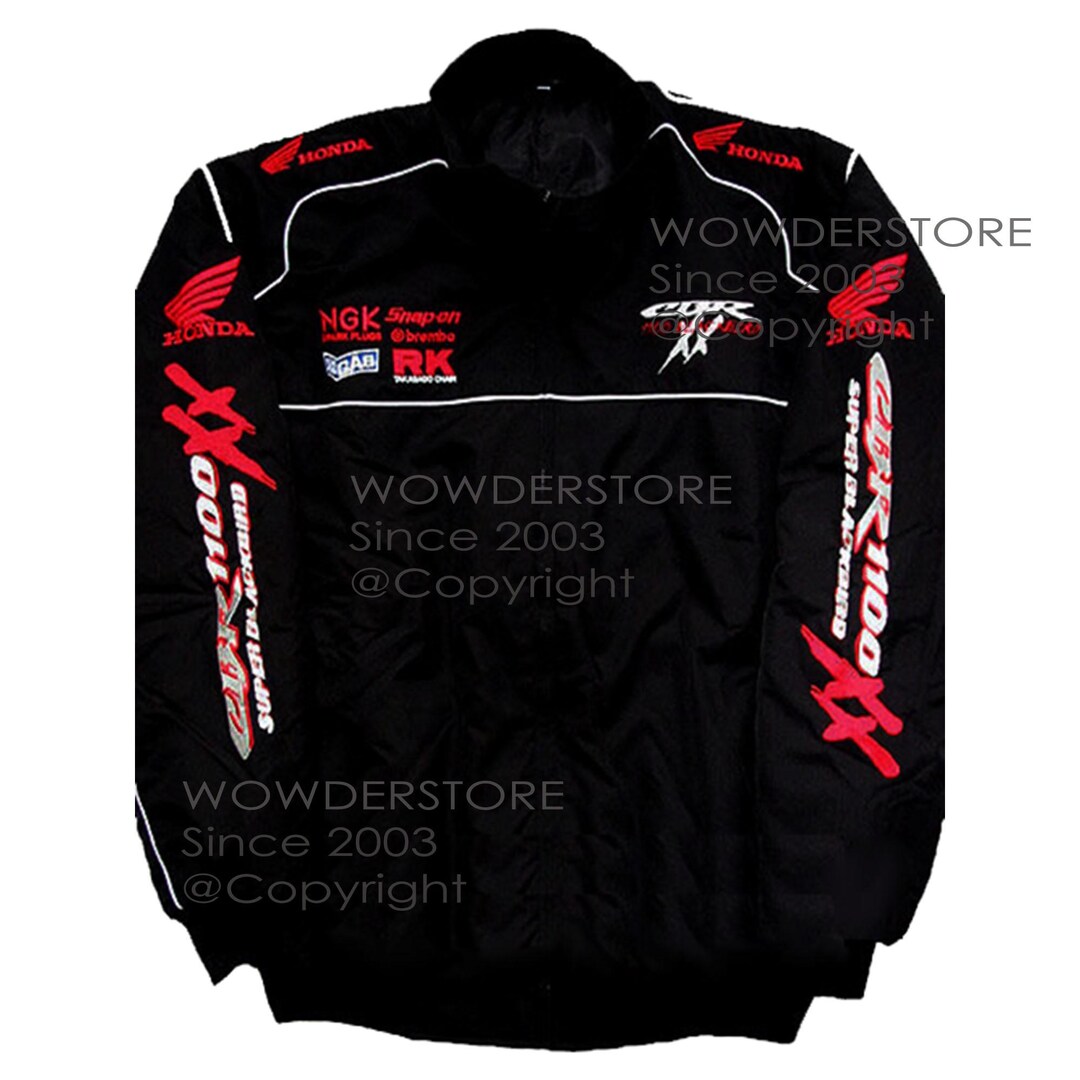 CBR Blackbird Pit Crew Racing Jacket Motorcycle Motogp Motorbike ...