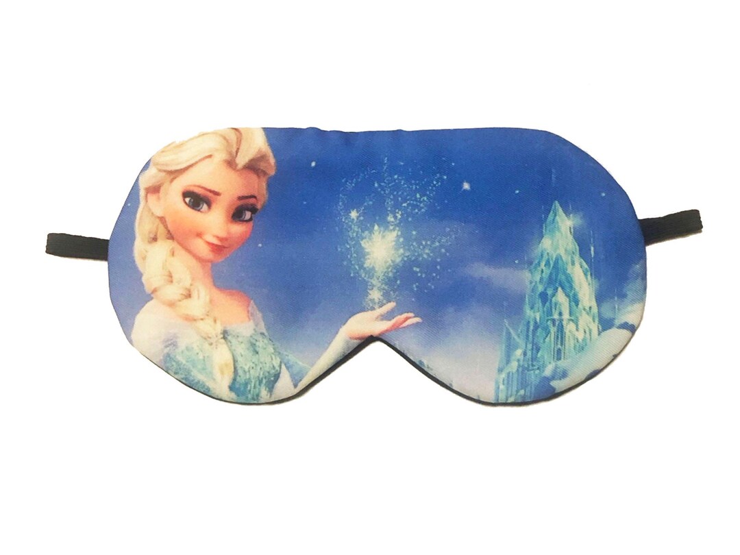 Elsa Queen Frozen Sleep Mask Blindfold Sleeping Eyes Slumber Pillow ...
