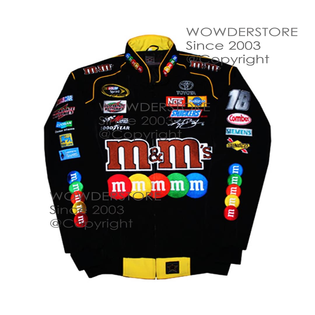 M&M Pit Crew Racing Jacket Motorsport Autosport Vintage Retro Race ...