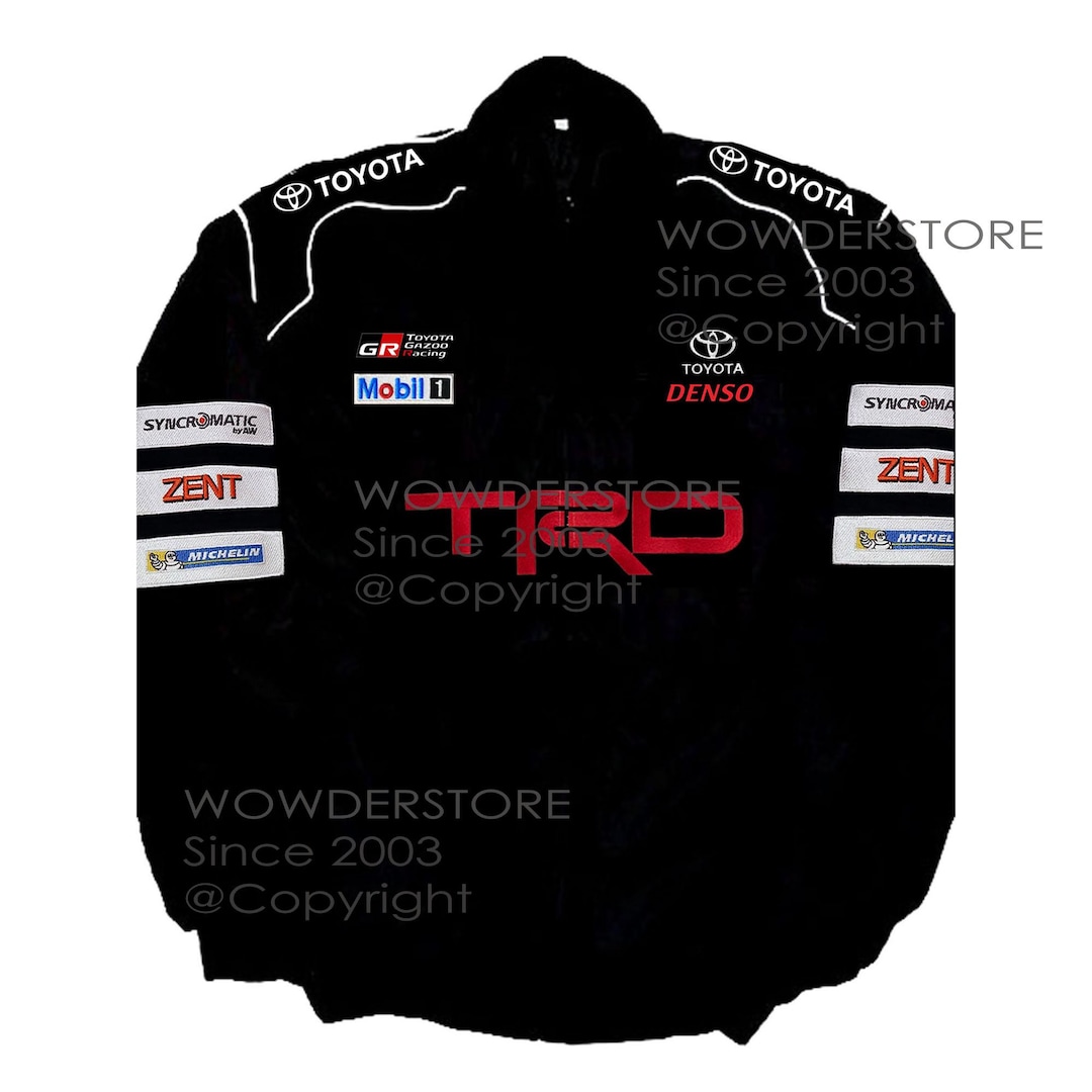 Toyota Pit Crew Racing Jacket Motorsport Autosport Vintage Retro Race ...
