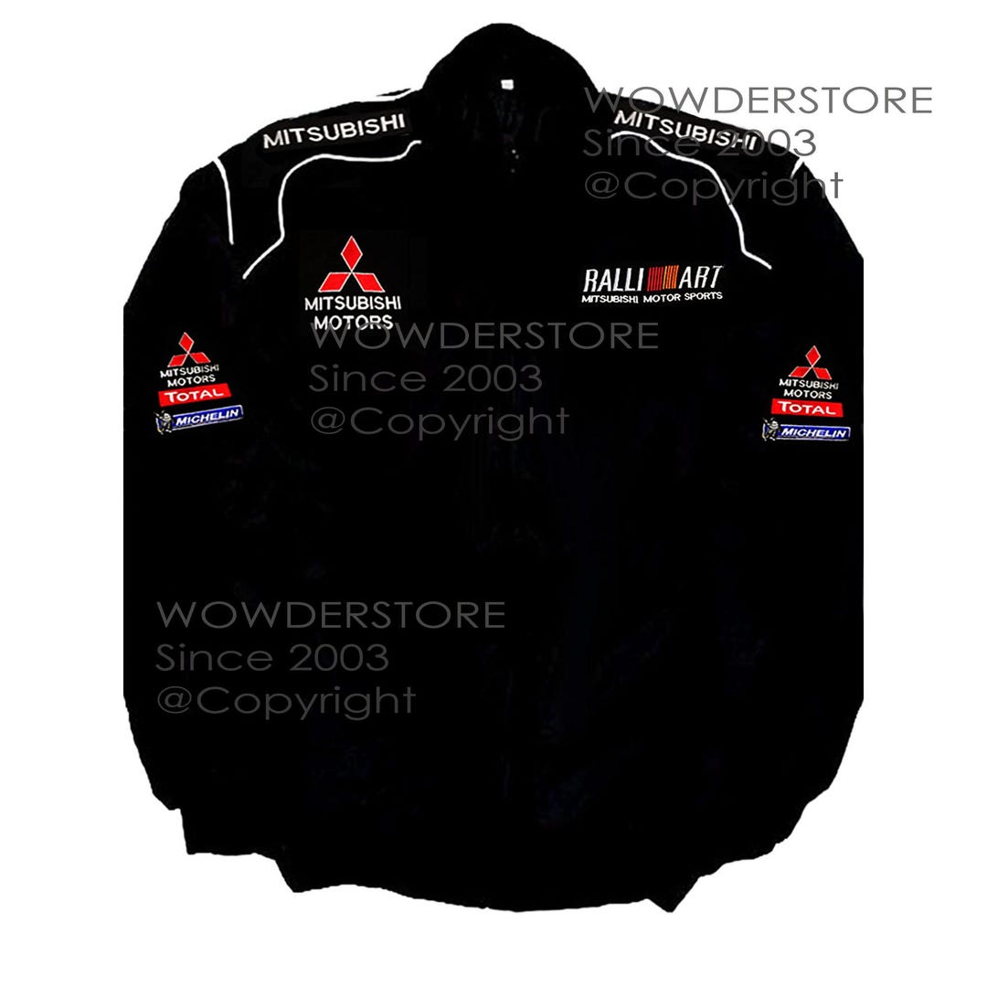 Mitsubishi Pit Crew Racing Jacket Motorsport Autosport Vintage Retro ...