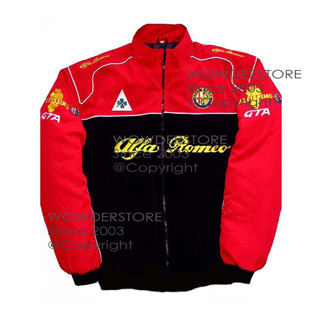 Alfa Romeo Pit Crew Racing Jacket Motorsport Autosport Vintage Retro ...