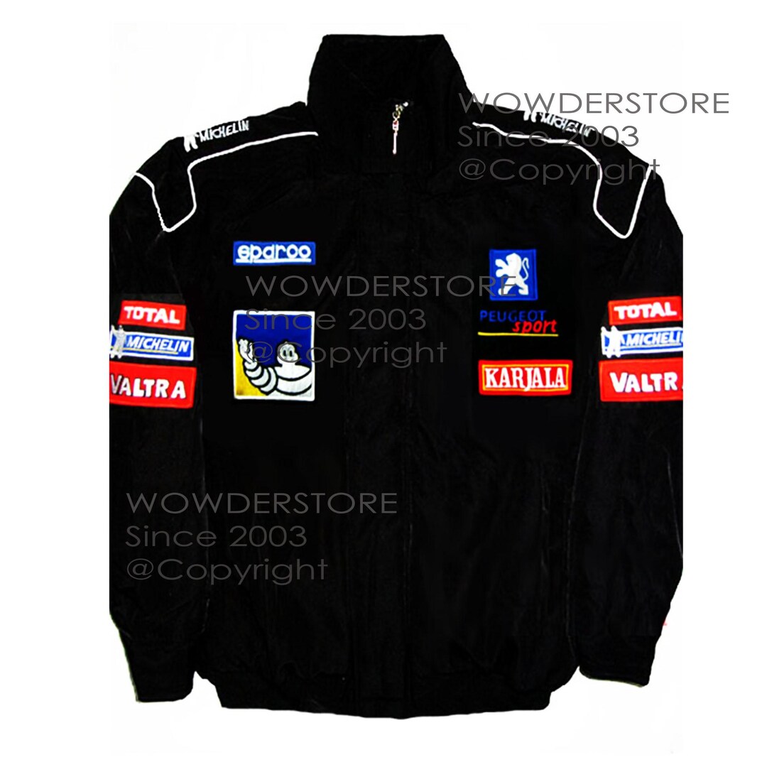 Peugeot Pit Crew Racing Jacket Motorsport Autosport Vintage Retro Race ...
