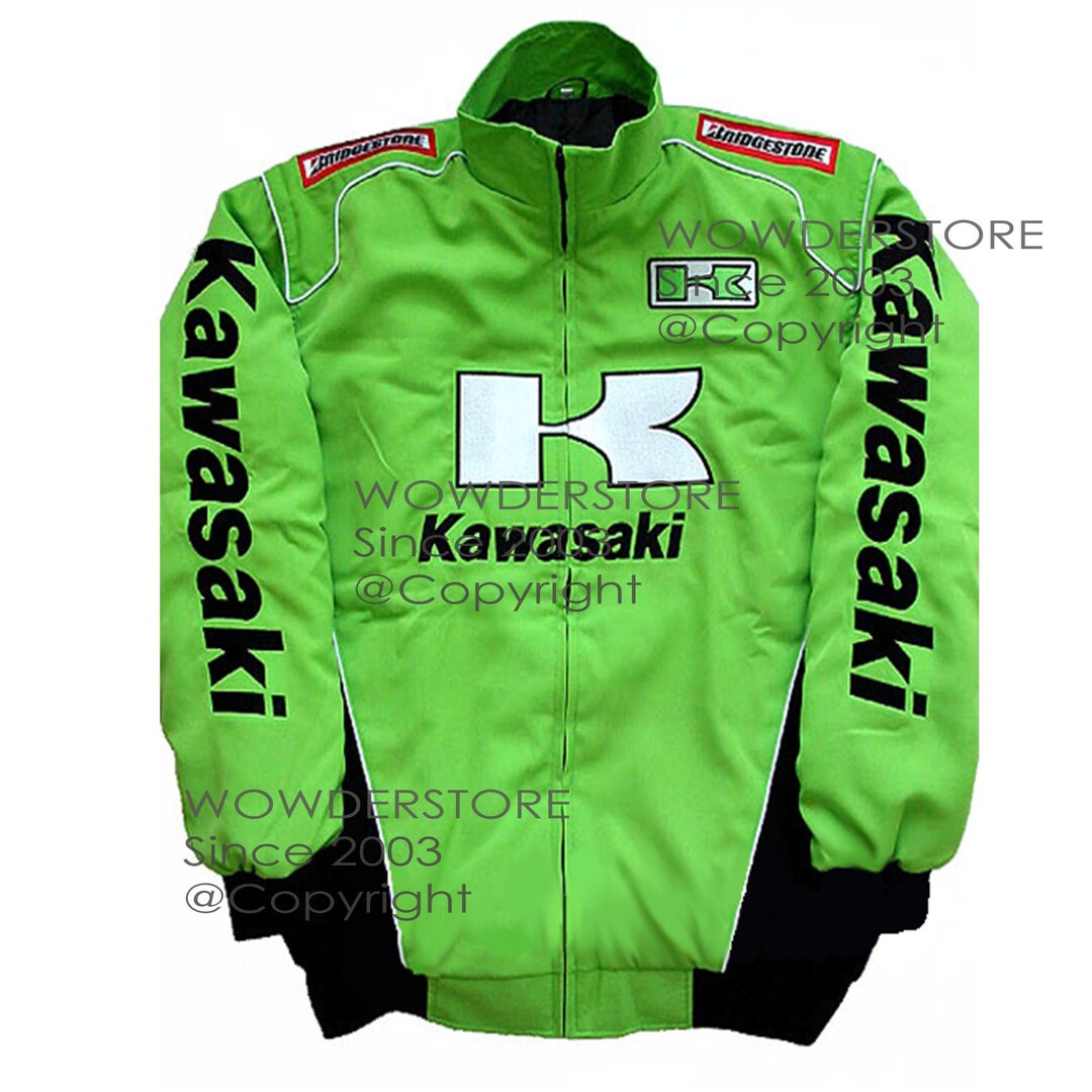 Kawasak1 Pit Crew Racing Jacket Motorcycle Motogp Motorbike Motorsport ...