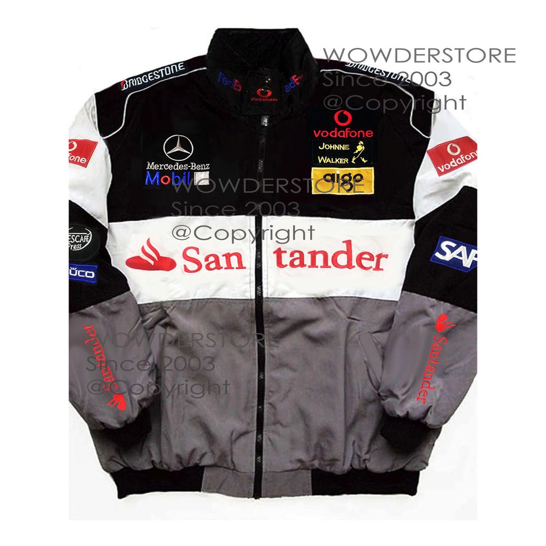 Mercedes Benz Pit Crew Racing Jacket Motorsport Autosport Vintage Retro ...