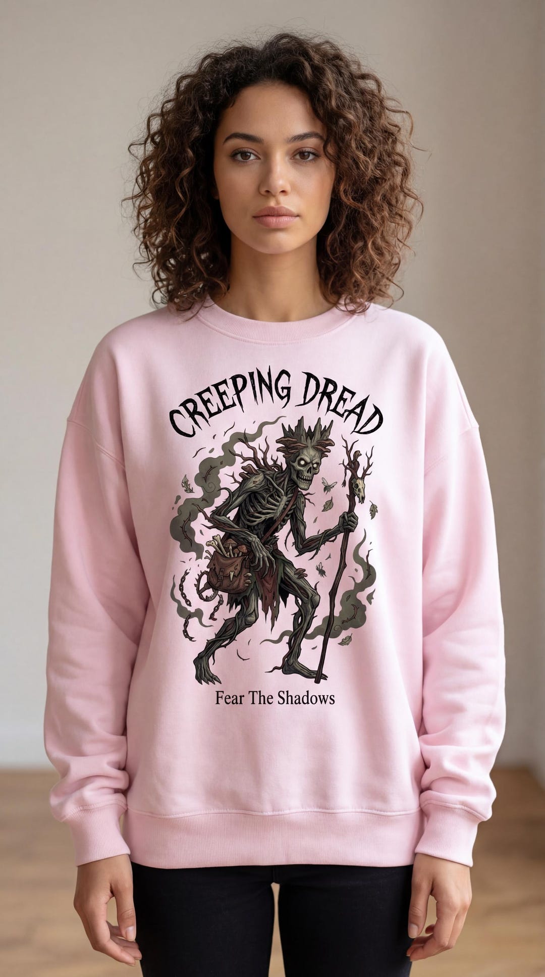 Dark Goblincore Sweatshirt, Gothic Nature Crewneck, Horror Root Monster ...