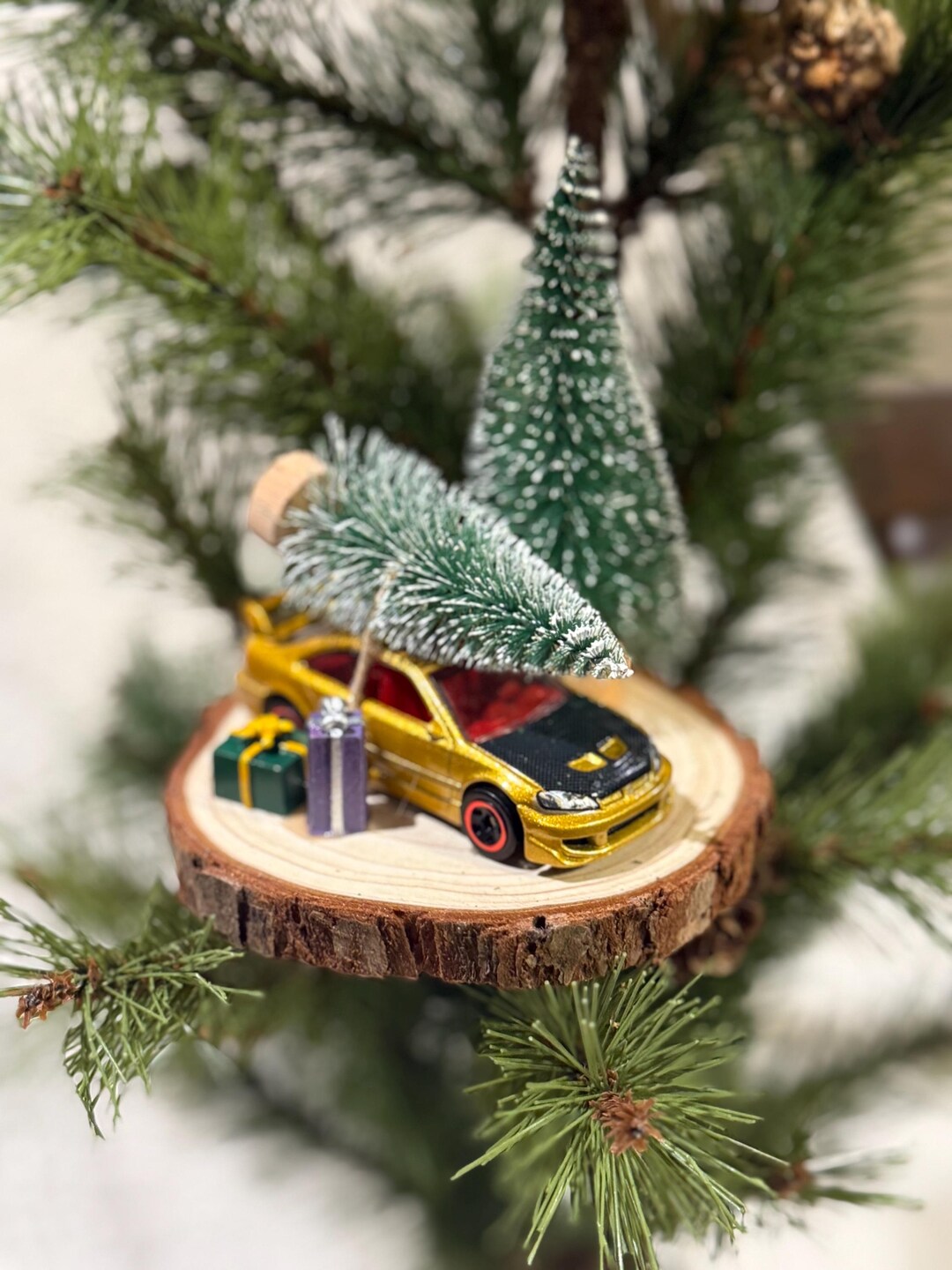 Honda Civic SI Christmas Ornament, Car Ornament, Car Lover Gift ...