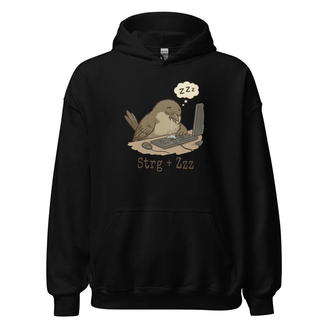 Funny IT Hoodie Ctrl + Zzz – Computer Scientist Gift – Nerd Hoodie ...