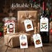 Christmas Gift Tags | Festive Holiday Printable Tags (digital Download ...