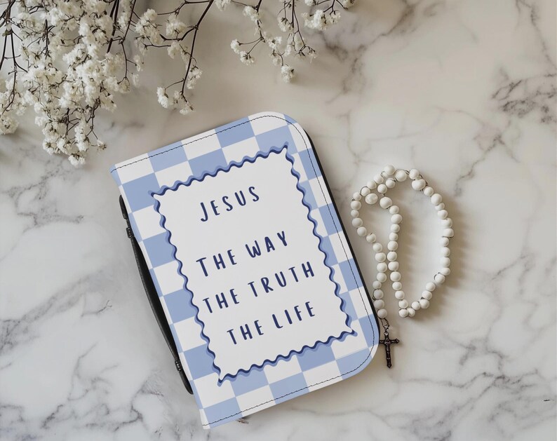 Personalized Bible Cover, Jesus the Way the Truth the Life, Religious ...
