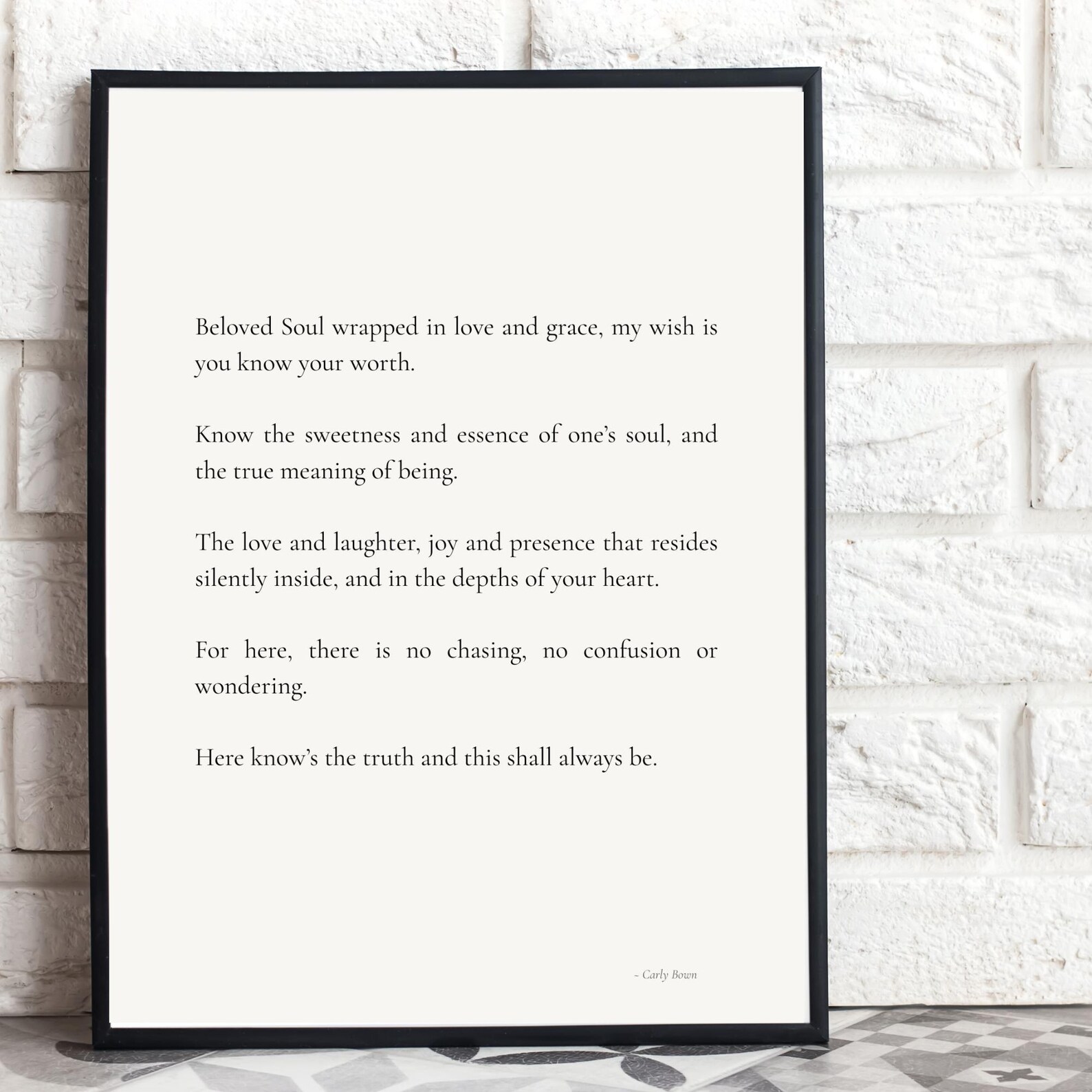 Printable Spiritual Poem | Beloved Soul | Divine Wall Art | Digital ...