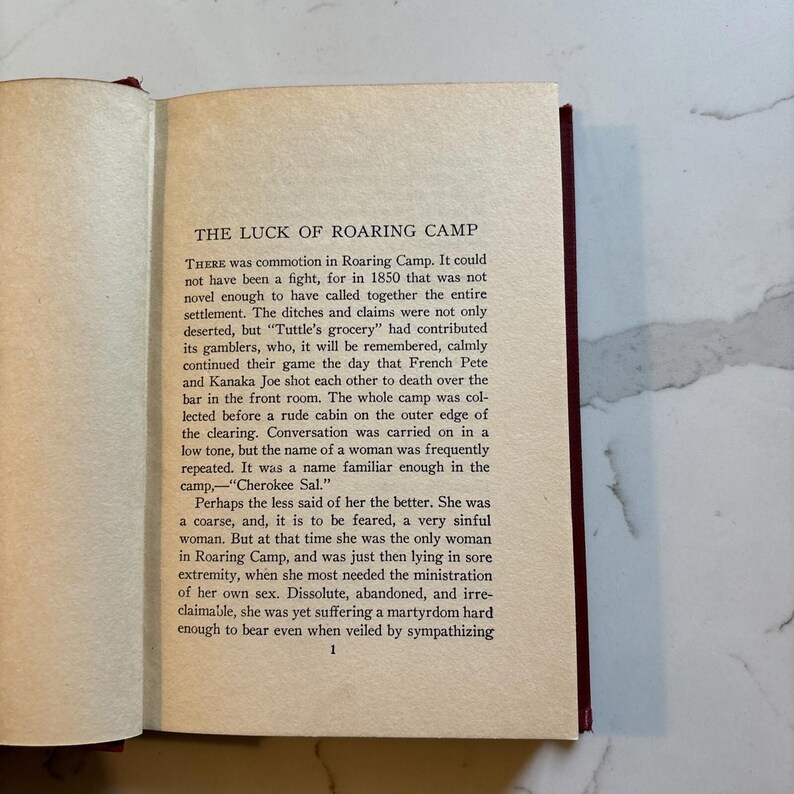 The Luck of Roaring Camp and Other Stories by Bret Harte Art-type Ed ...