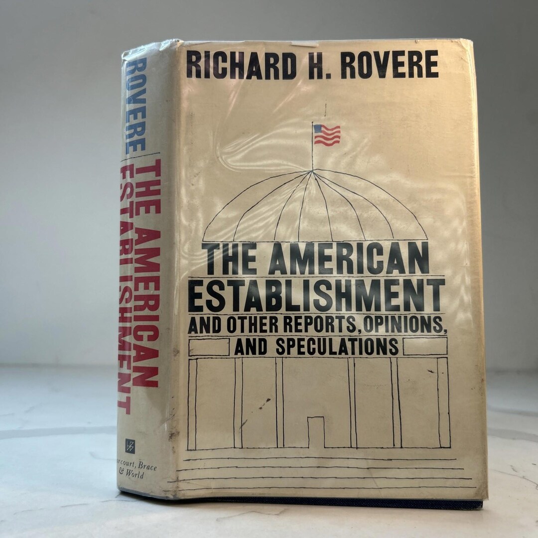 The American Establishment by Richard H. Rovere 1962 Stated 1st - Etsy