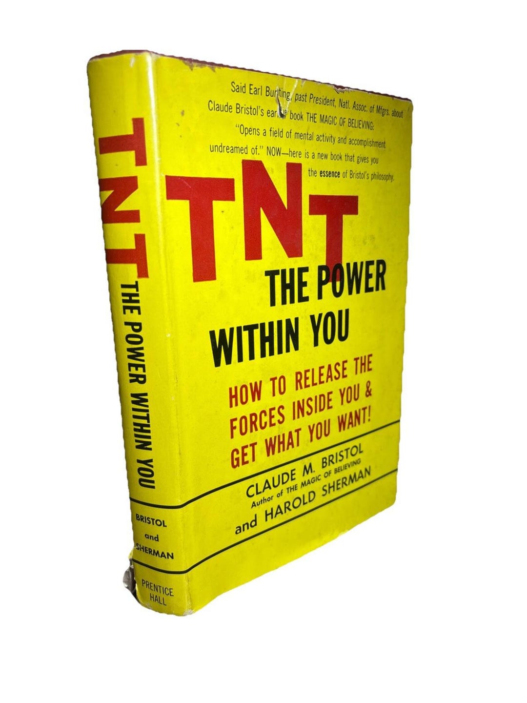 TNT the Power Within You by Claude M. Bristol Harold Sherman 1954 3rd ...