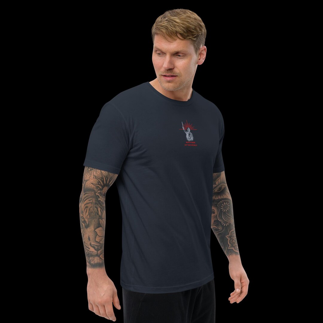 Emperor Aurelian “restorer of the World” - Tee (navy) - Etsy