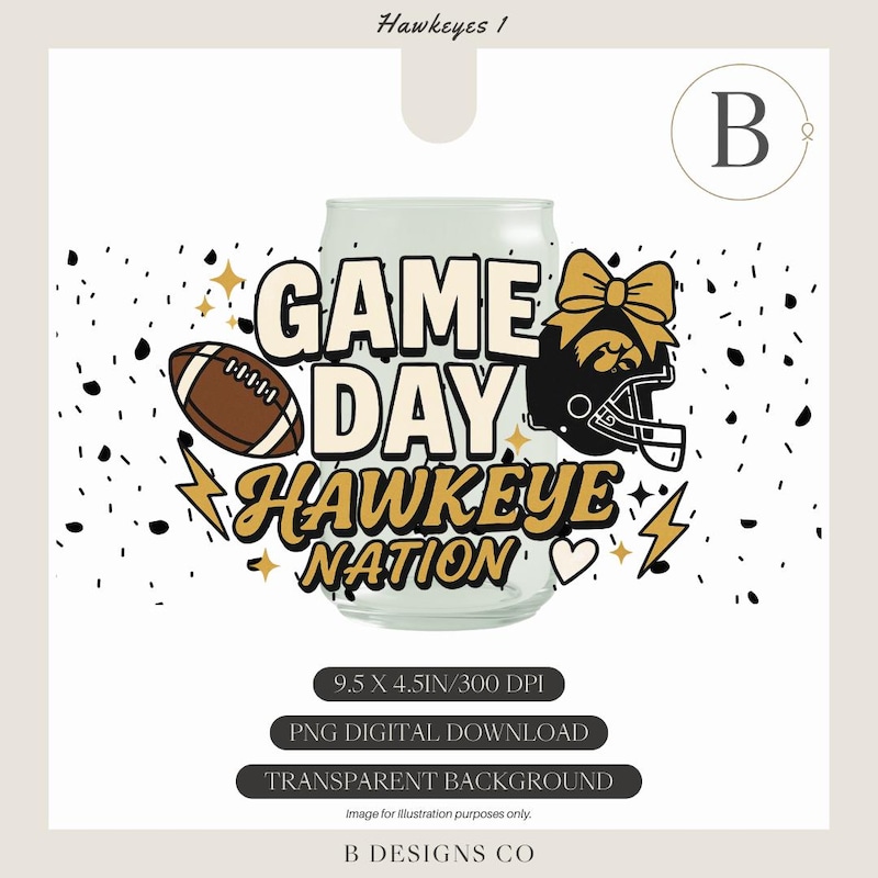 Iowa Hawkeyes Wrap - Etsy