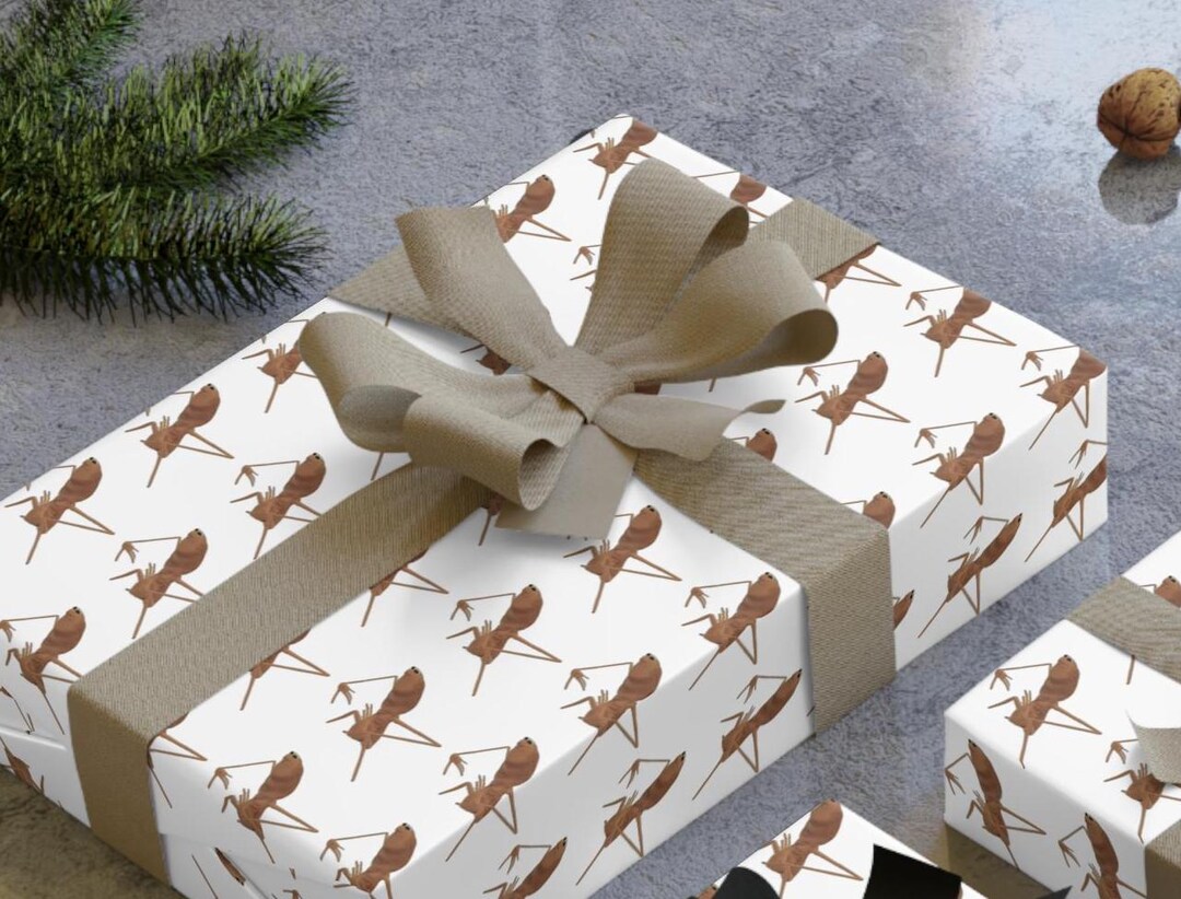 Marcus the Worm Wrapping Paper - Etsy