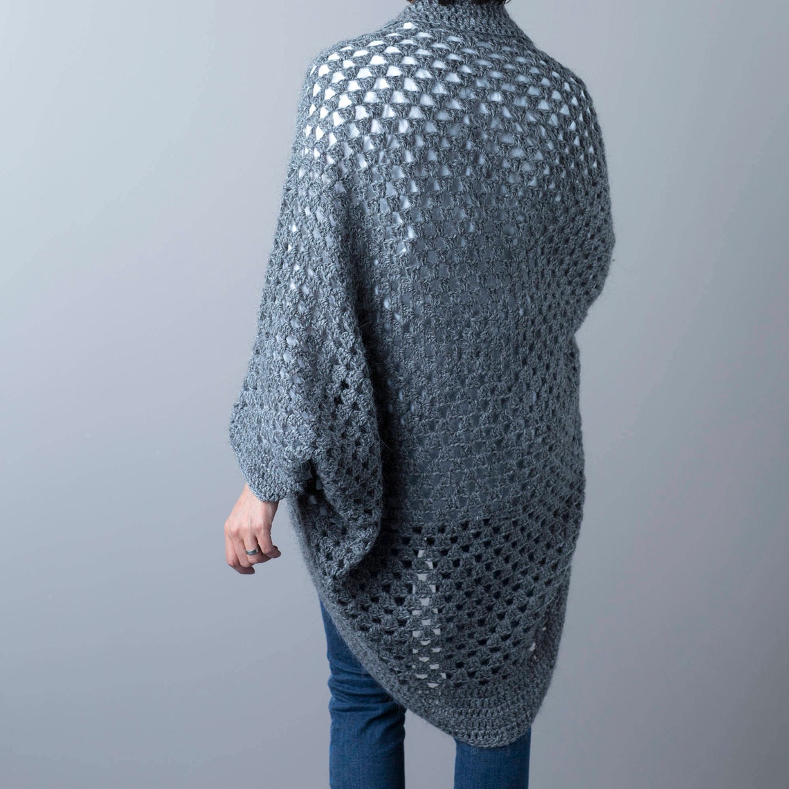 CROCHET PATTERN - Granny Cocoon Shrug Pattern - PDF Instant Download - Etsy