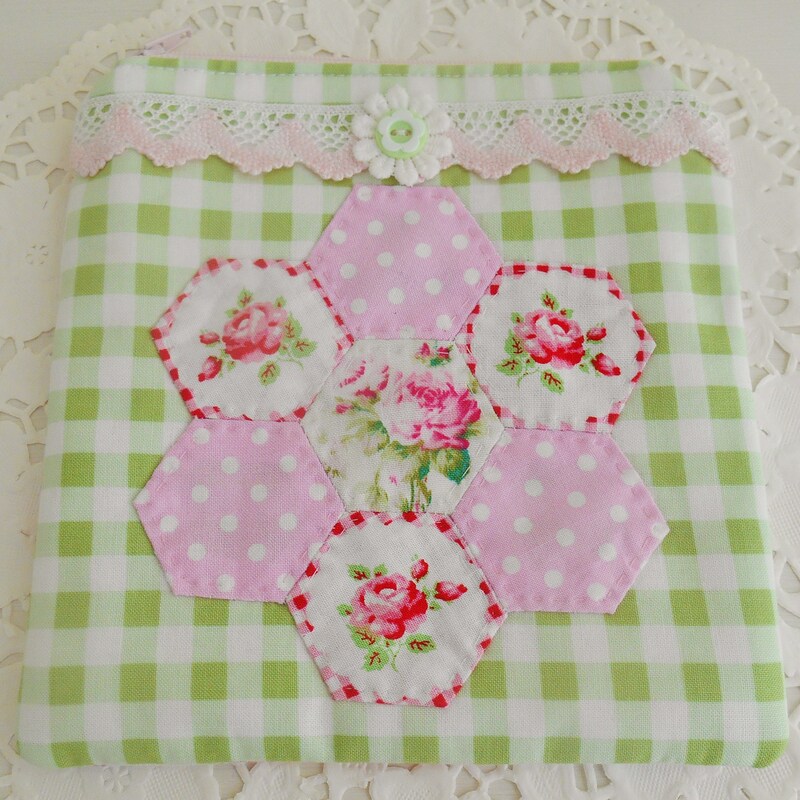 Hexie Epp Zipper Pouch - Etsy UK