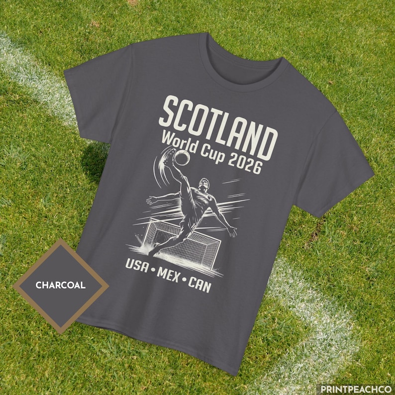 Scotland World Cup 2026 Football Bicycle Kick T-shirt, Scottish Soccer ...