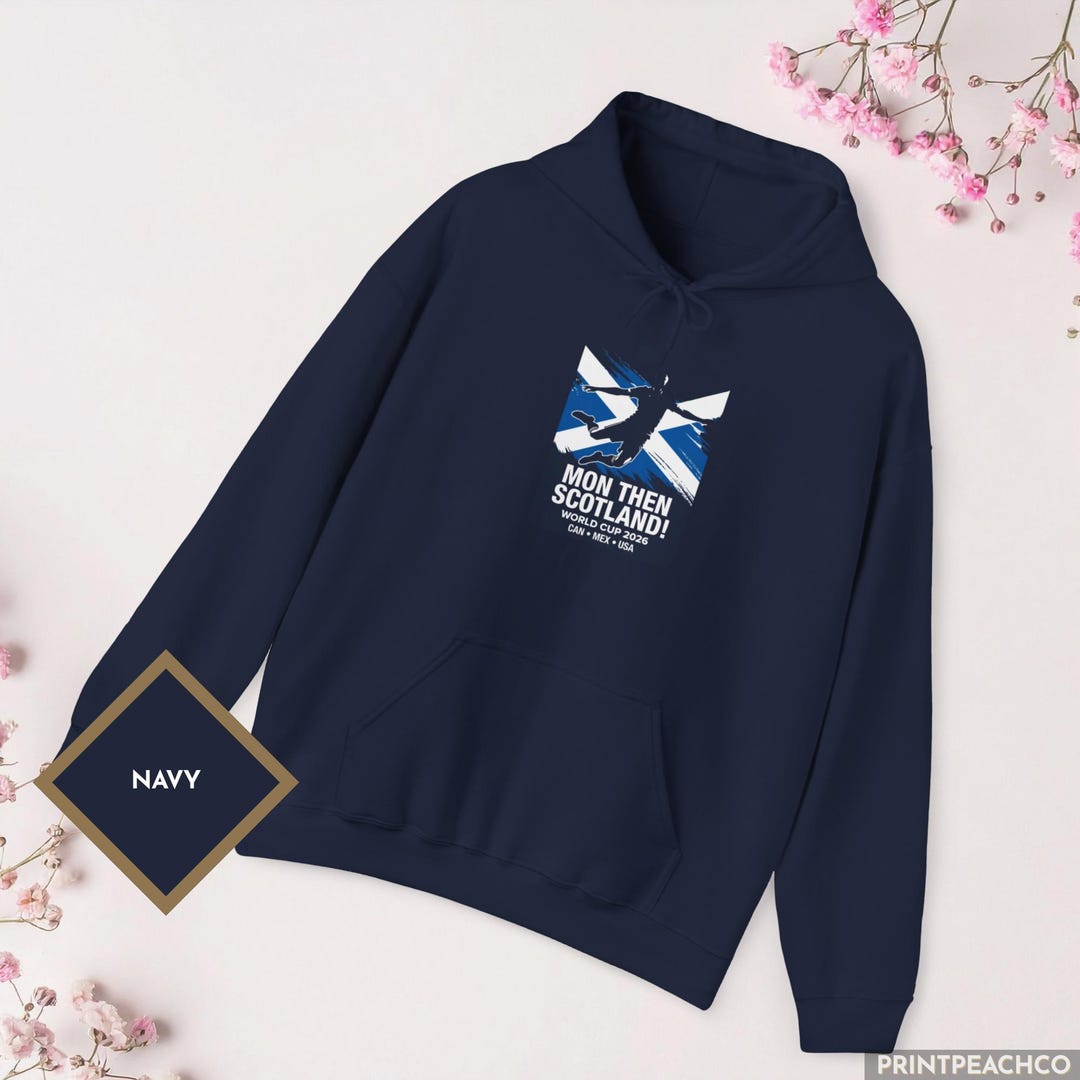 Scotland World Cup 2026 Hoodie Mens Football Fan Gear Mon Then Scottish ...