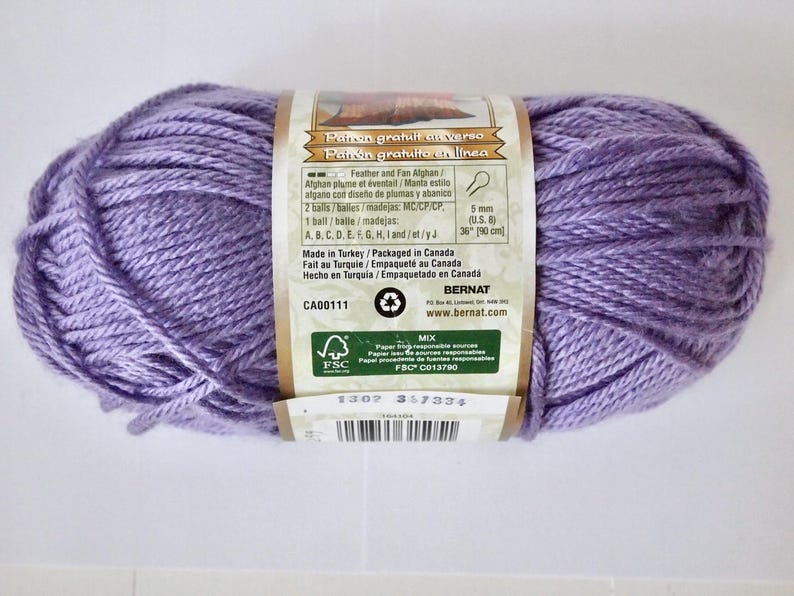 Colorful Bernat Satin Yarn for Knitting and Crochet, Grey Mist Heather ...