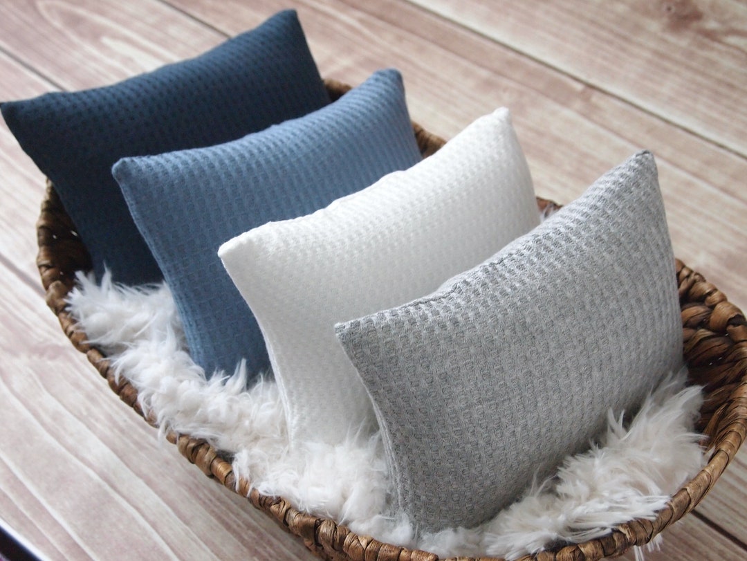 Newborn Pillow Prop, Newborn Photography Pillow, Textured Pillow ...