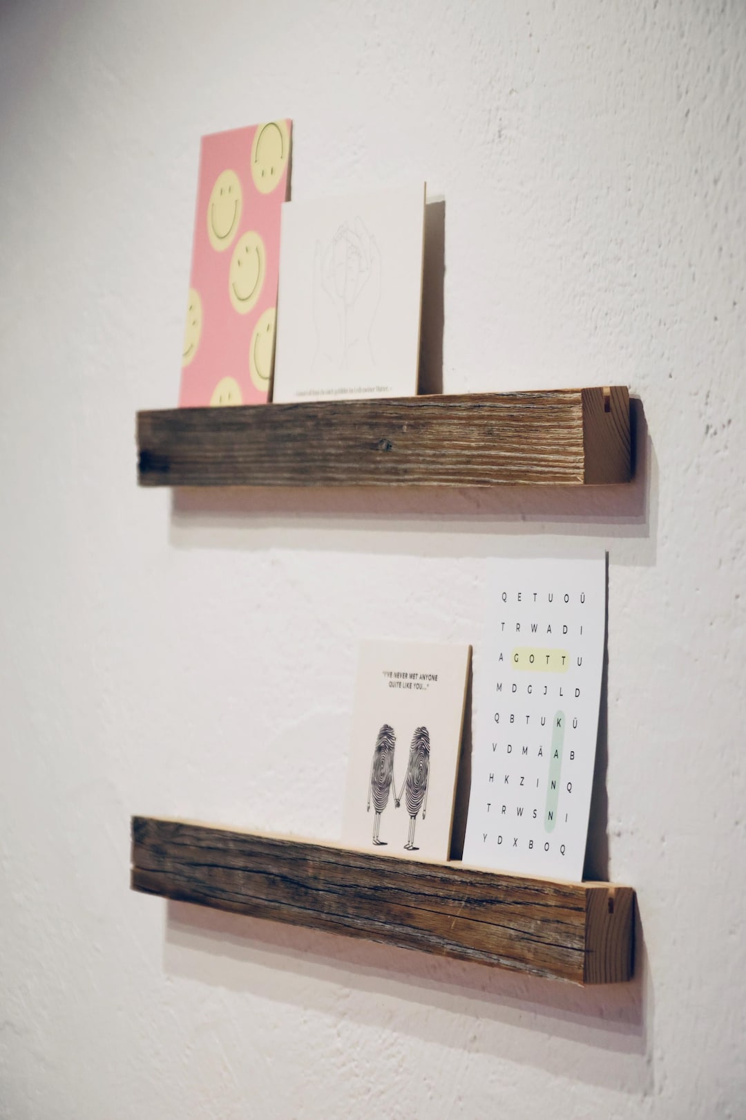 Reclaimed Wood Picture Rail, Upcycling, Photo Rails, Solid Wood ...