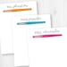 Flair Pen Personalized Notepad | Customized Note Pad | Jotter Pad ...