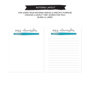 Flair Pen Personalized Notepad | Customized Note Pad | Jotter Pad ...
