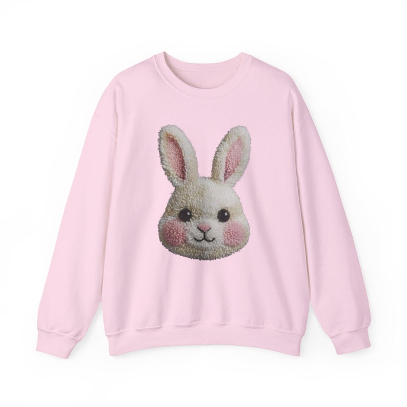 Kunstgarn Häschen Applikation PNG Pullover, Flauschiges Kaninchen ...