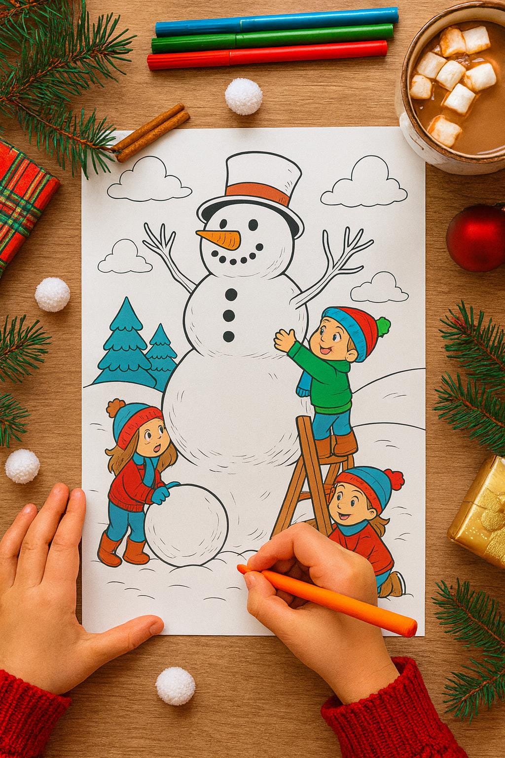 Christmas Coloring Book – 30 Fun Pages for Kids (printable PDF) - Etsy