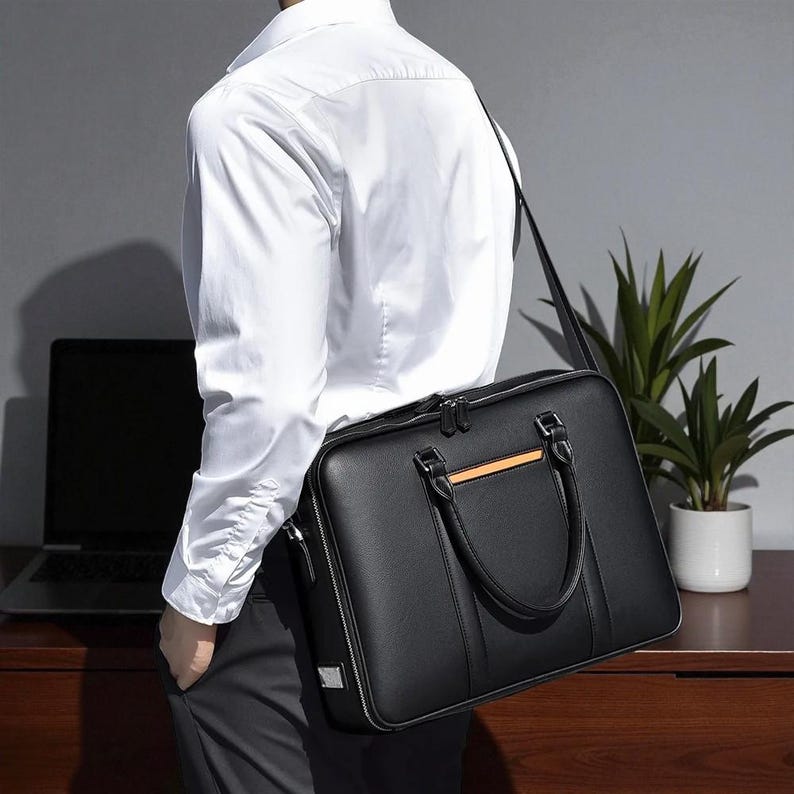 Laptop Bag, Messenger Bag, Leather Bag, Leather Portfolio, Teacher Bag ...