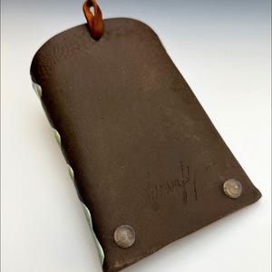 Rustic WALL POCKET Fresh or Dry Flower Vase, Blue Green Planter, Wall ...